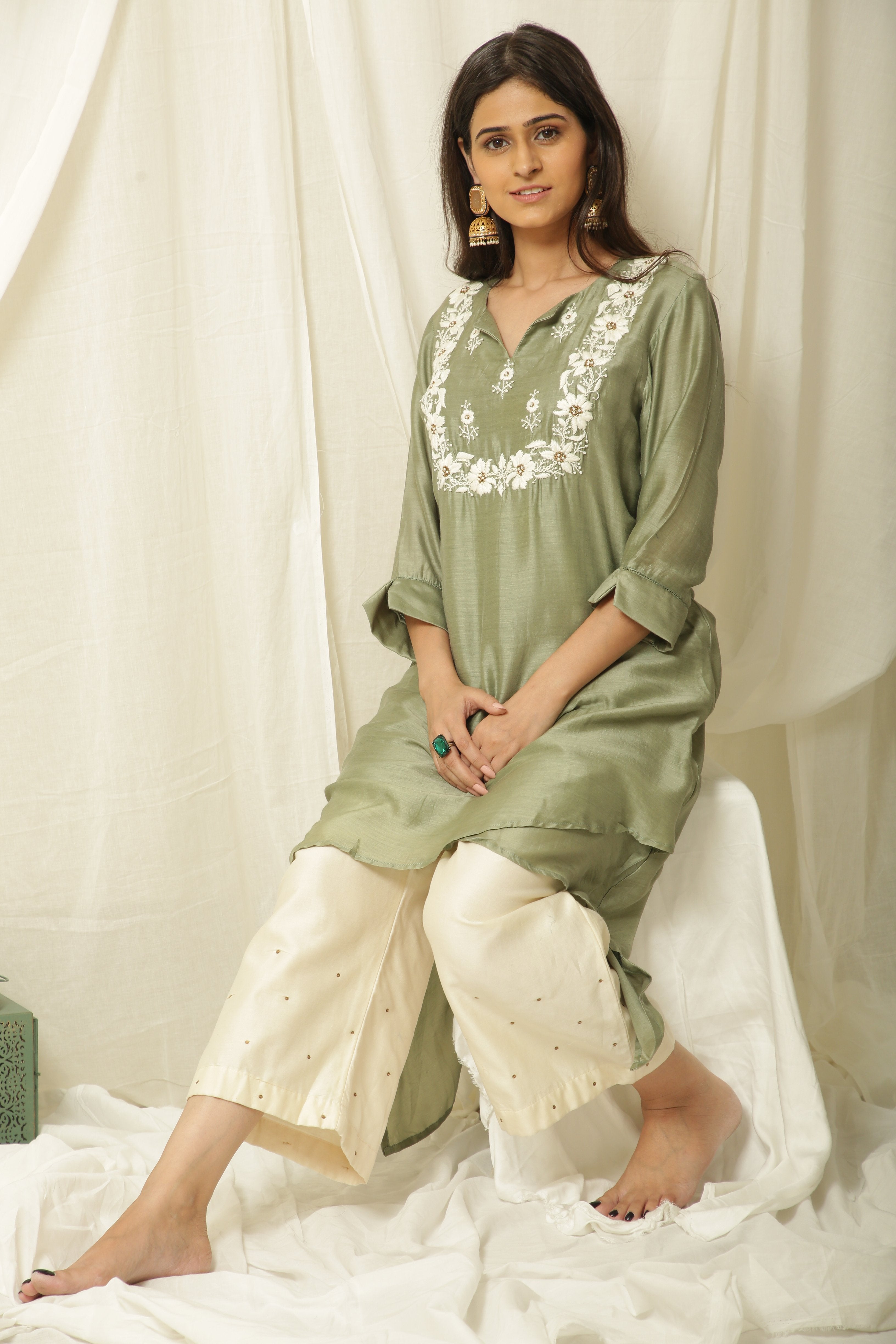Wrap Kurta Set – House Of Wasabi
